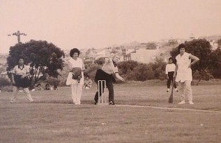 Irene Cooley and Evonne Cawley at Vigoro game | A History of Aboriginal ...