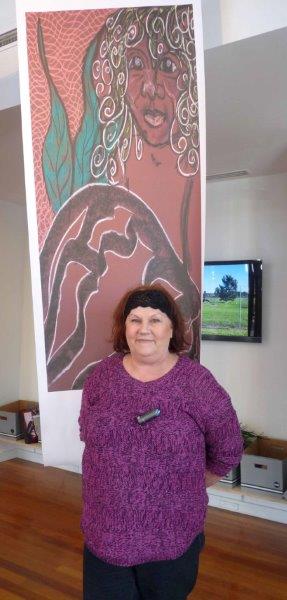 Robyn Caughlan, Darug artist, The Native Institute exhibition ...